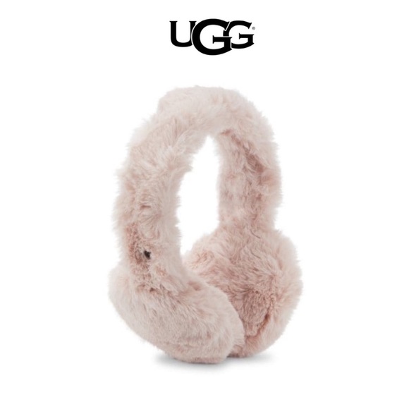 UGG | Accessories | Ugg Pink Faux Fur Ear Muffs Nwt | Poshmark